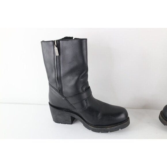 Harley-Davidson | Shoes | Vtg 9s Harley Davidson Womens 8 Leather ...